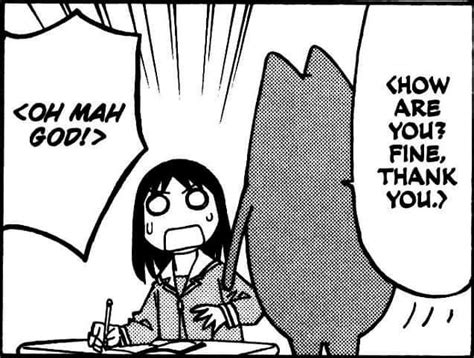Azumanga Daioh Quotes Osaka Manga Panel Nichijou Panels Manga Comic