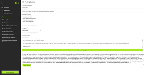 Proposal Generator Freemateai