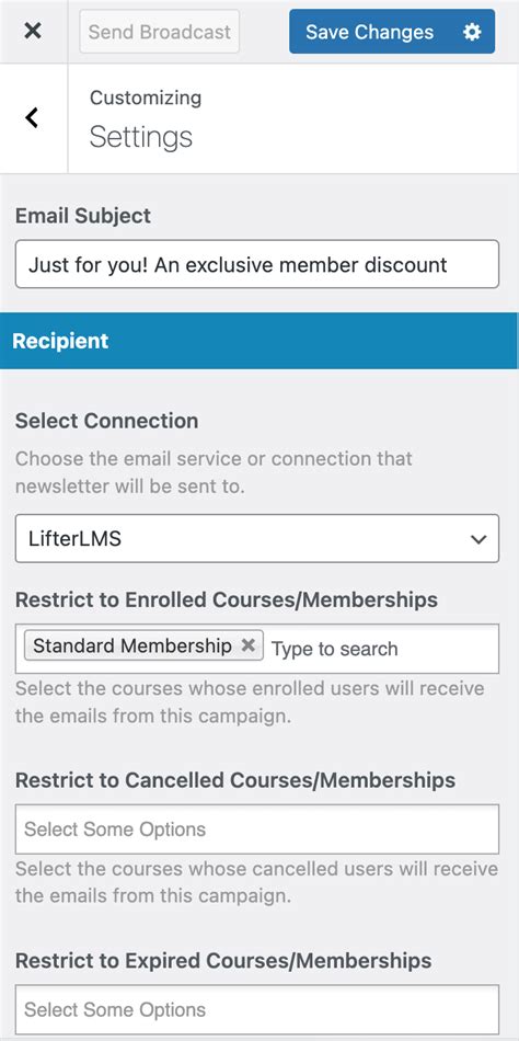 How To Send Emails To Lifterlms Users In Wordpress Mailoptin