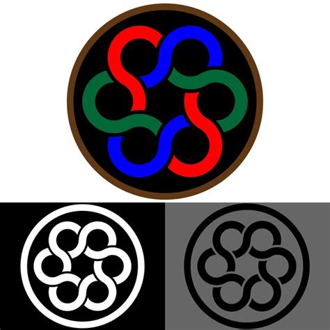 Premium Vector Interlocking Circles 6 Interlocking Circle Symbol