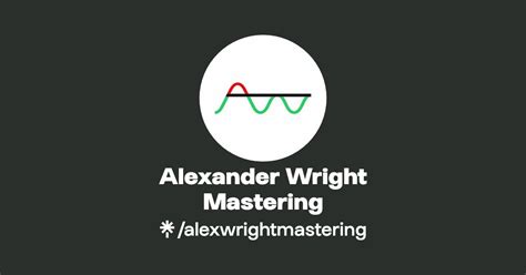 Alexander Wright Mastering Listen On Youtube Spotify Apple Music