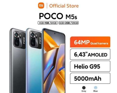 Spesifikasi Harga Hp Poco M S Helio G Ram Gb Kamera Mp Rp Jutaan