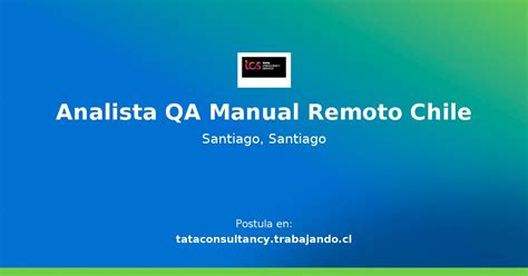 Analista Qa Manual Remoto Chile Oferta De Trabajo En Acapcl