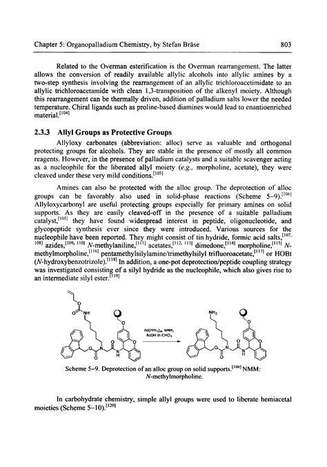 Deprotection Alloc Group Big Chemical Encyclopedia