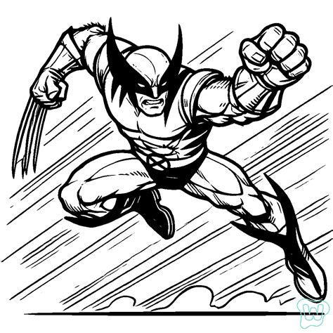 20 Wolverine Coloring Pages Free Printable Pages