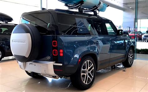 2021 Land Rover Defender P400 Se Tasman Blue Metallic