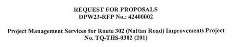 ITB RFP CNMI Department Of Public Works
