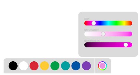Predefined Color Pickers Color Picker Package