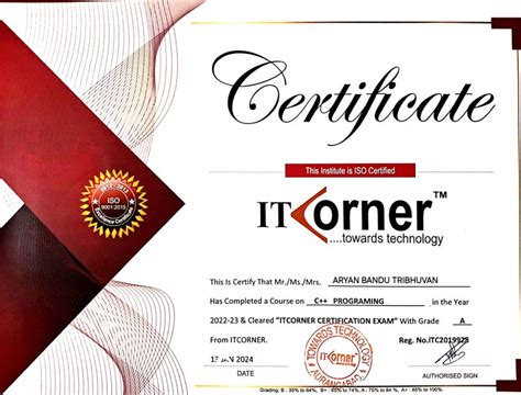 Aditya Wagh On Linkedin Cplusplus Programming Certification Techjourney Learningneverstops