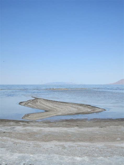 The Great Salt Lake State Park Salt Lake City Utah Stock Image