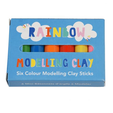 mini Rainbow Modelling Clay ﻿rex London