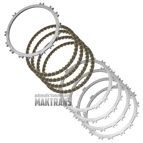 Friction And Steel Plate Kit 2nd Brake Toyota U340e [4 Friction Plates Total Thickness Of The