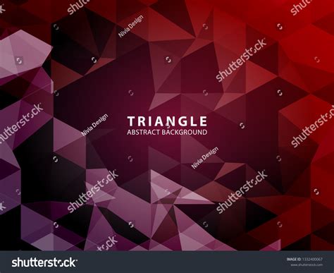 Vector Modern Abstract Triangular Background Vector Stock Vector