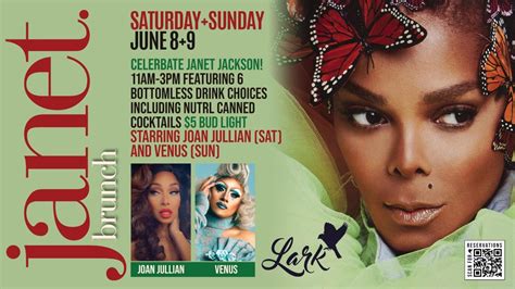 The Janet Jackson Drag Brunch • Lark Restaurant And Bar Chicago