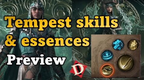 Tempest Skills And Essences First Look Actual Leaks Diablo Immortal
