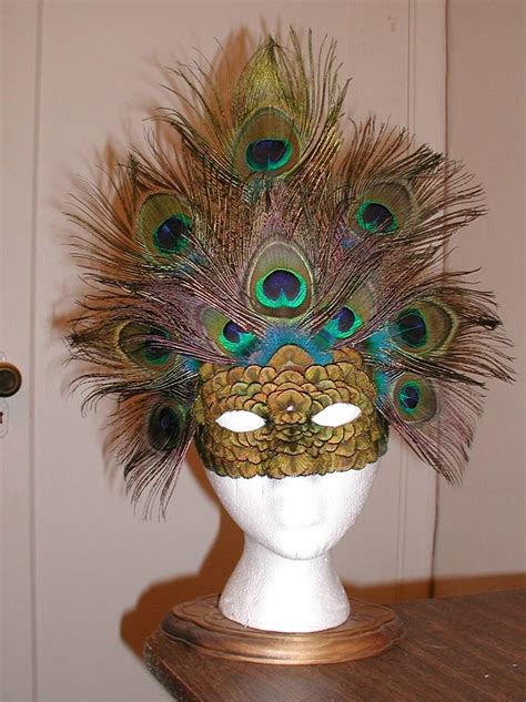 Peacock Mask Peacock Mask Feather Mask Masquerade Decorations