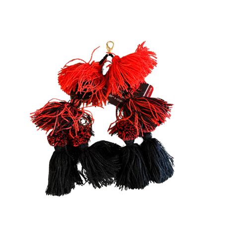 Tassle Red And Black Mix The Matador