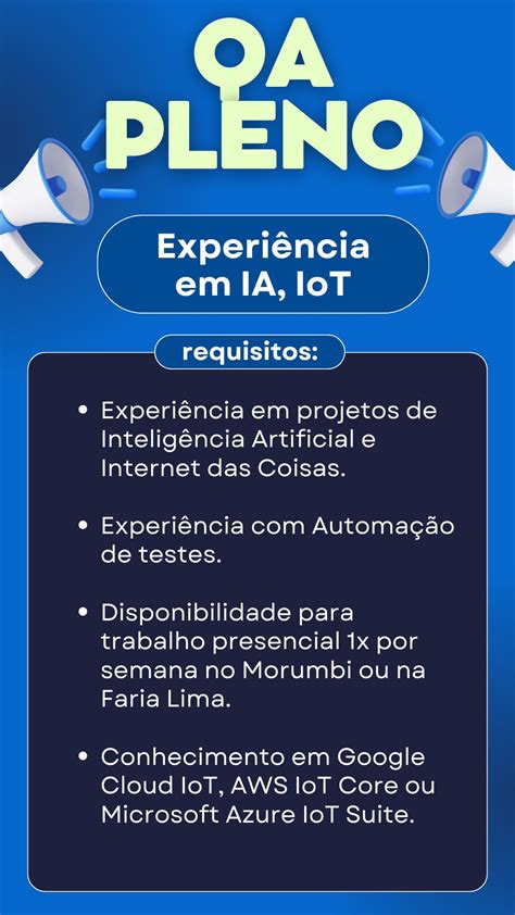 vagasti qa qualidadedesoftware ia iot automaçãodetestes