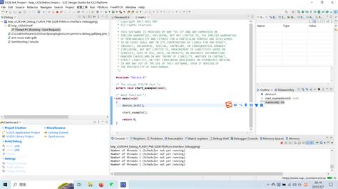 s32k3x4evb q172 eth does not work properly when entering debugging mode
