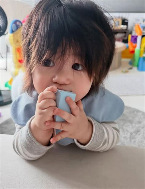 사야♥심형탁 아들 하루 사자머리 드디어 가라앉았다”