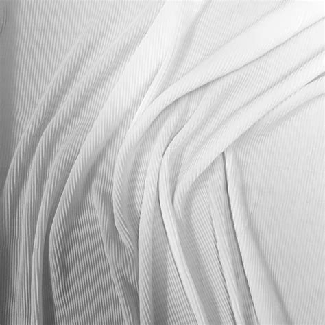 Pleated Polyester Stretch Knit Fabric 399yd