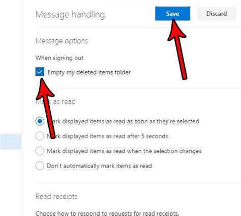 Outlook How To Empty Deleted Items When Signing Out Solve Your Tech
