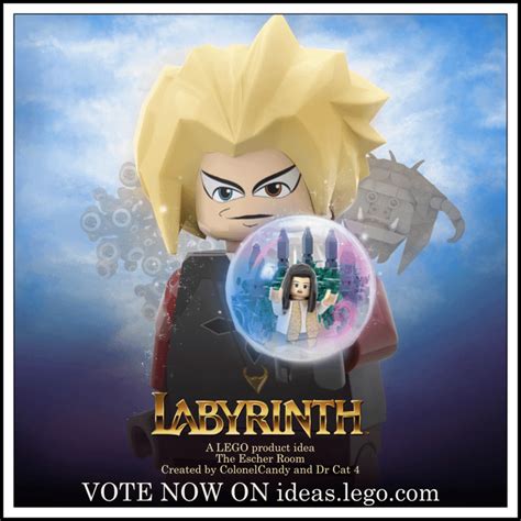 Heres My Legoized Replica Of The Classic Labyrinth Poster Enjoy R
