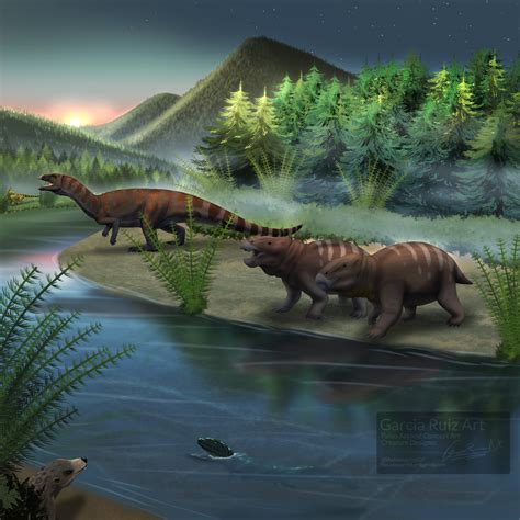 Artstation Ischigualasto Formation Triassic Sunrise