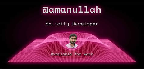 Solidity Developer In Pakistan Amanullah Web3 Jobs