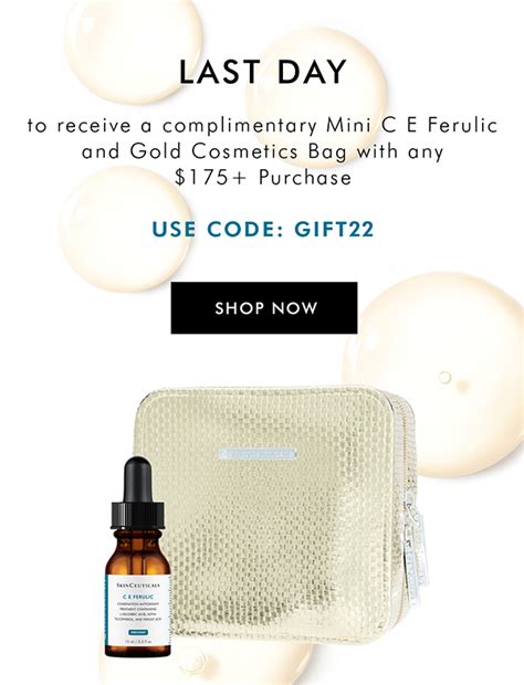 Skinceuticals Last Day For A Mini C E Ferulic Milled