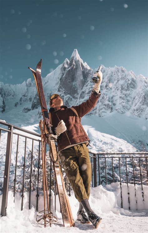 Photo Shoot In Chamonix Champagne Paul Evêque