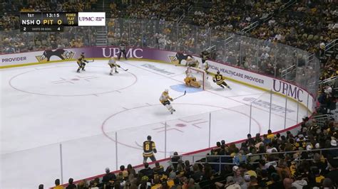 Nsh 0 1 Pit Sidney Crosby Puts The Penguins On The Board First R