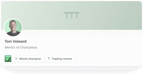 Tom Vorwald Veteran Futures Trader And Mentor Von Weltmeistern