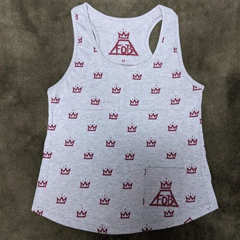 Fall Out Boy Crown Tank Top Jrs Medium Falloutboy Depop Fall Out Boy Crown Tank Top Jrs Medium Falloutboy Depop
