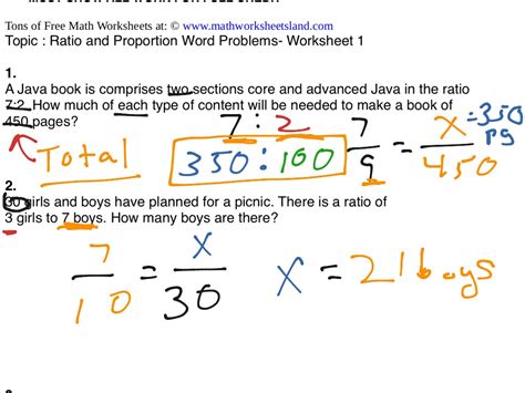 Ratio And Proportions Practice Questions