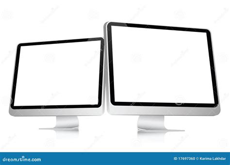 Blank Computer Screen Stock Vector Illustration Of Border 17697360