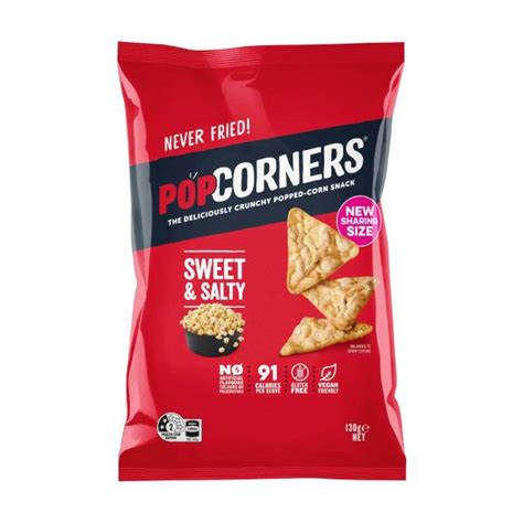 Buy Popcorners Popcorn Chips Share Pack Sweet And Salty 130g Coles