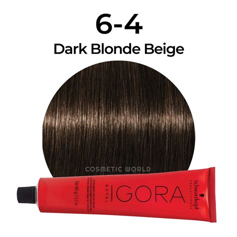 Schwarzkopf Igora Royal 6 Dark Blonde Series Permanent Hair Color