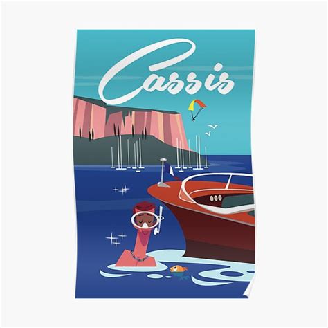 Cassis Poster Poster For Sale By Gagodel Redbubble