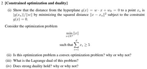 2 Constrained Optimization And Duality I Show