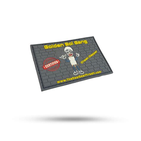 Golden Boi Gang Patch The Real Deal Airsoft