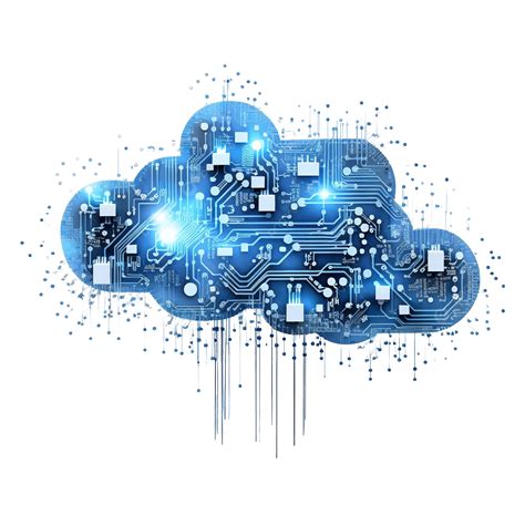 Artificial Intelligence Cloud Computing Concept Artificial Intelligence 3d Rendering Science