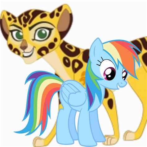 Fuli And Rainbow Dash By Ebotizer On Deviantart