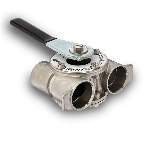 Fleck 34 Stainless Bypass For 5600 5800 2510 9100 And 9000