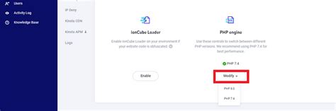 How To Update Php Version In Wordpress Cpanel Bluehost Kinsta