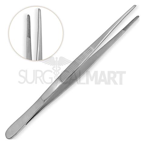 Huge Tweezer Thumb Dressing Forceps 10 Long Serrated Surgical Mart