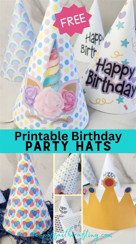 Happy Birthday Hat Template Birthday Hat Flat Images Browse 33188