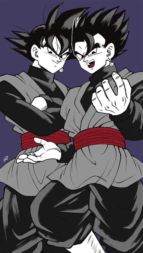 Son Gohan Goku Black And Gohan Black Dragon Ball And 2 More Drawn