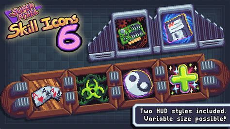 Super Pixel Skill Icons Pack 6 By Untied Games