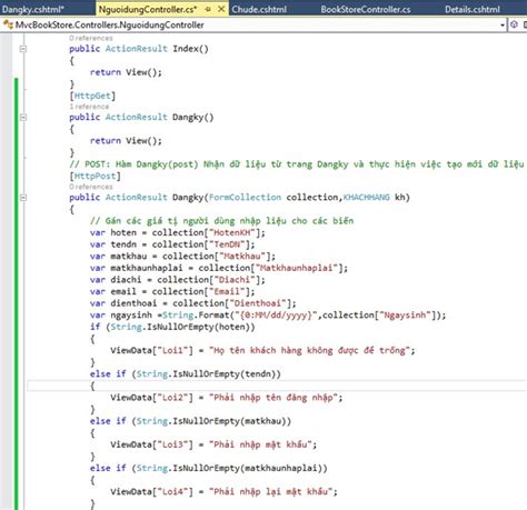 ASP NET MVC Xây dựng trang đăng ký đăng nhập